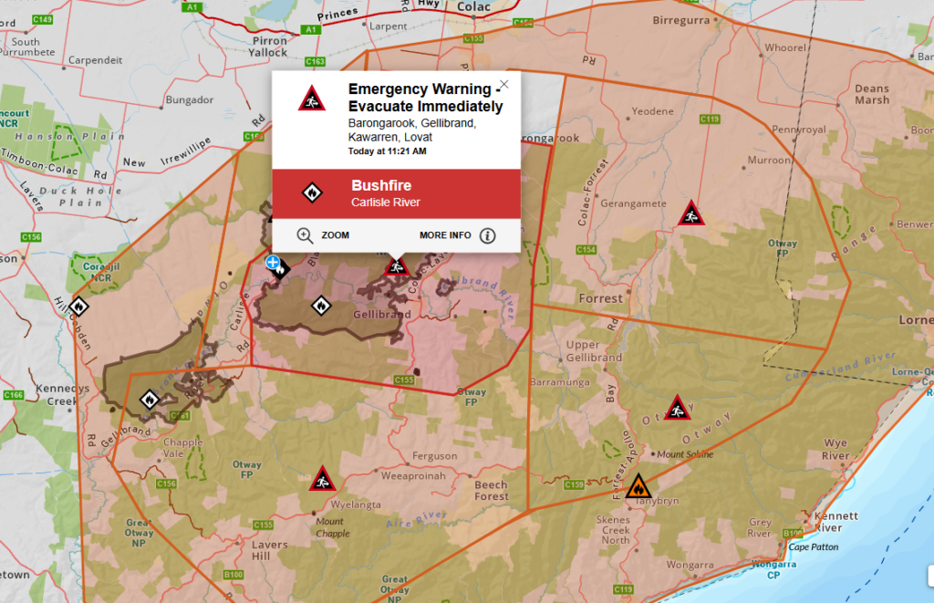 LIVE: Fire and heatwave information - VicNews